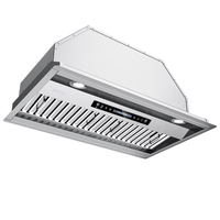 Built-in/Insert Range Hood 900 CFM Ducted / Ductless Stainless Steel K